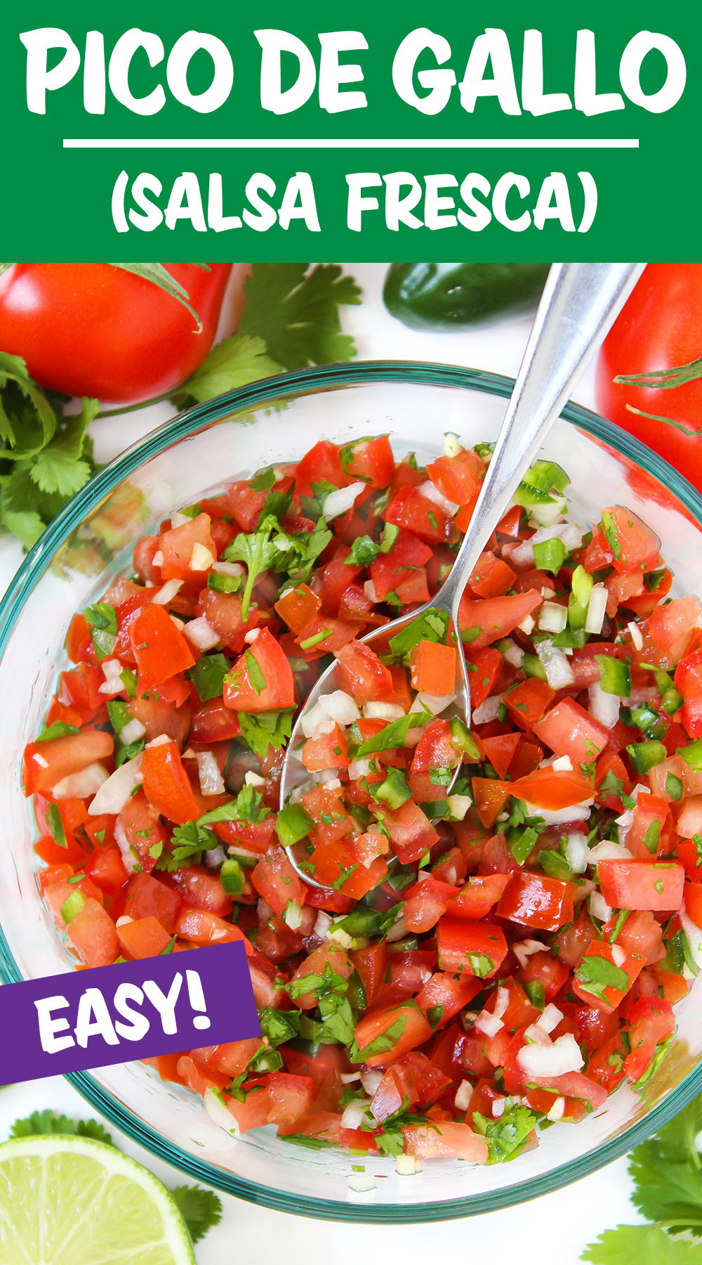 Salsa Fresca Recipe (Pico de Gallo) - The Garden Grazer
