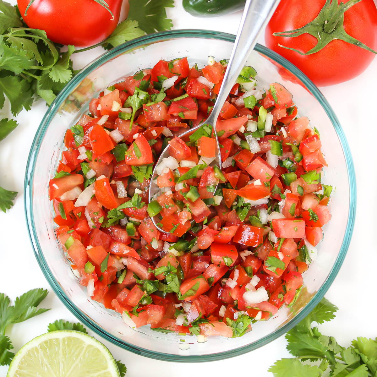Salsa Fresca Recipe (Pico de Gallo) - The Garden Grazer