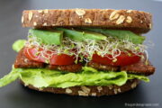TLT Sandwich with Tempeh Bacon (High Protein) - The Garden Grazer
