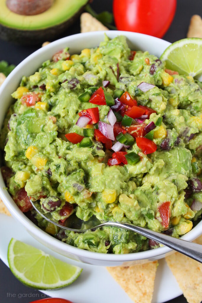 Loaded Guacamole (Easy!) - The Garden Grazer