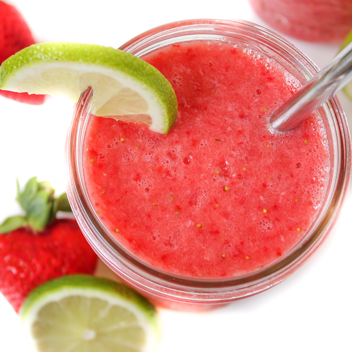 Strawberry Watermelon Slush (Easy!) - The Garden Grazer