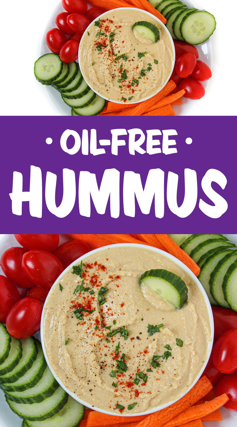 Hummus (Oil-Free!) - The Garden Grazer