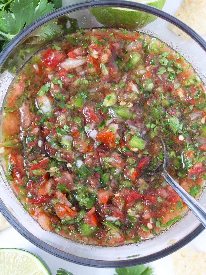 Restaurant-Style Blender Salsa (Easy!) - The Garden Grazer