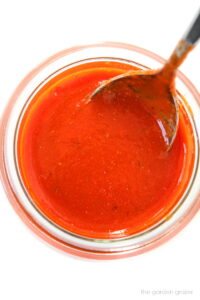Roasted Red Pepper Dressing (Oil-Free) - The Garden Grazer