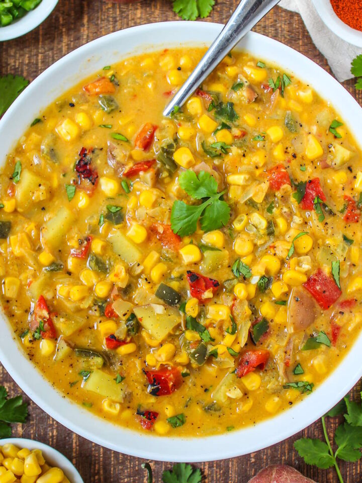 Vegetable Chowder (Vegan!) - The Garden Grazer