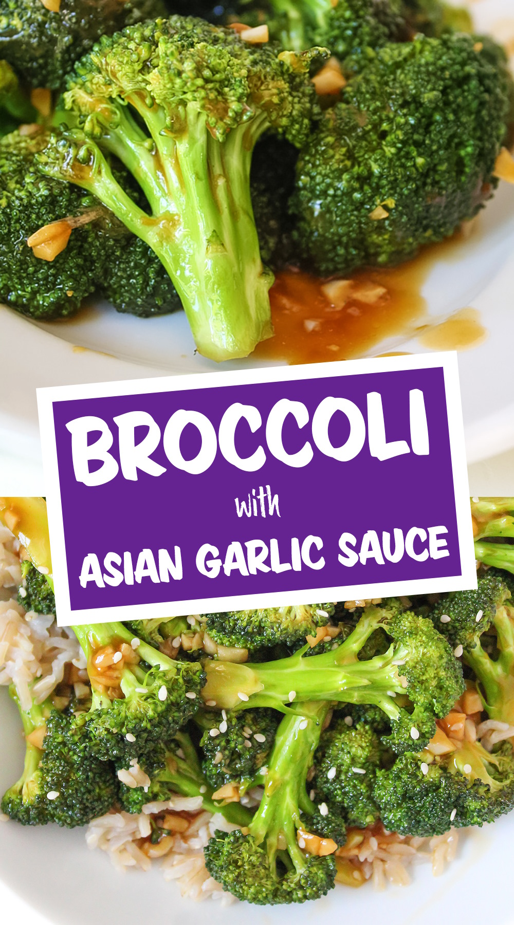 Broccoli with Asian-Style Garlic Sauce (Easy!) - The Garden Grazer