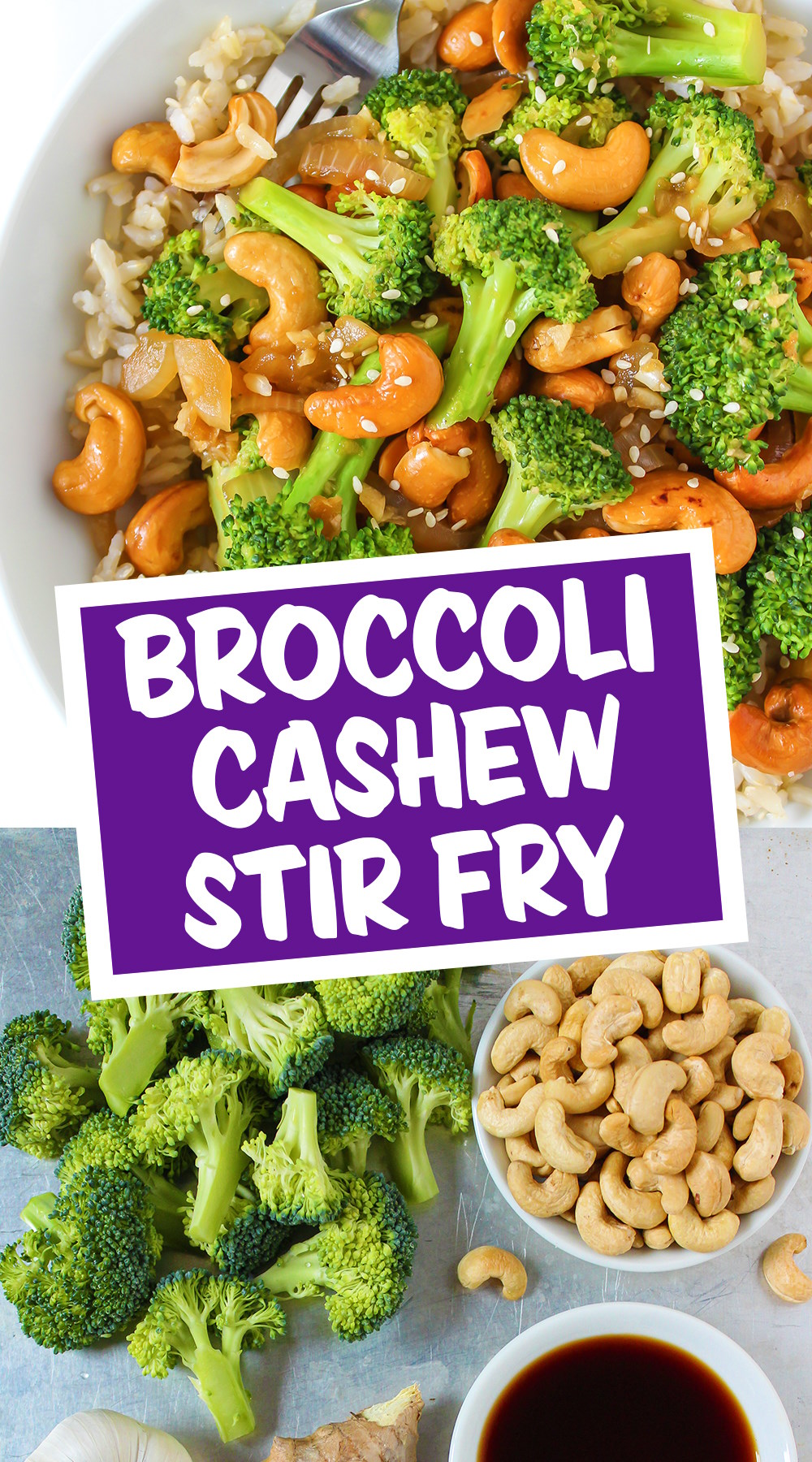 Broccoli Cashew Stir-Fry (Easy!) - The Garden Grazer