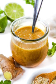 Asian Sesame Ginger Dressing - The Garden Grazer